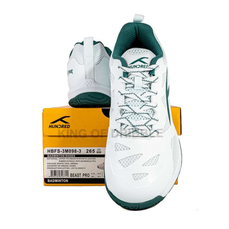 Promo Sepatu Badminton/bulu Tangkis Hundred Beast Pro Hbfs-3m098-3 ...