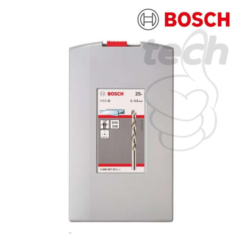 Promo Mata Bor Besi Set Metal Drill Bit Hss-g 1 - 13mm Bosch Probox ...