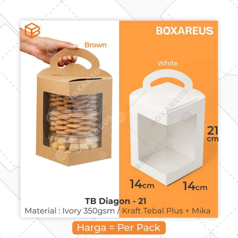 Jual Dus Hampers Kemasan Toples Cookies Box Packaging Kue Kering | Tb ...