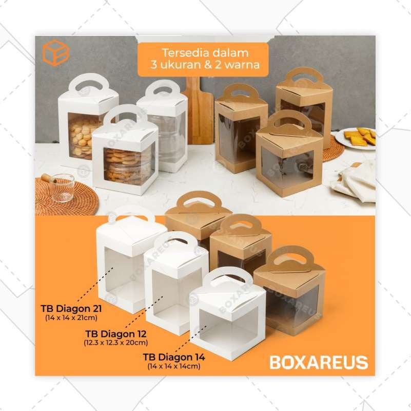 Jual Dus Hampers Kemasan Toples Cookies Box Packaging Kue Kering | Tb ...
