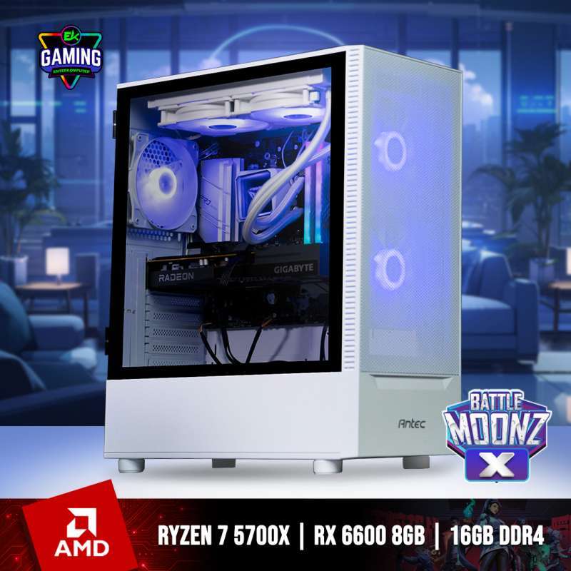 Promo Pc Rakitan Ek Gaming Battlemoonz-x - Ryzen 7 Rx 6600 - Enter ...