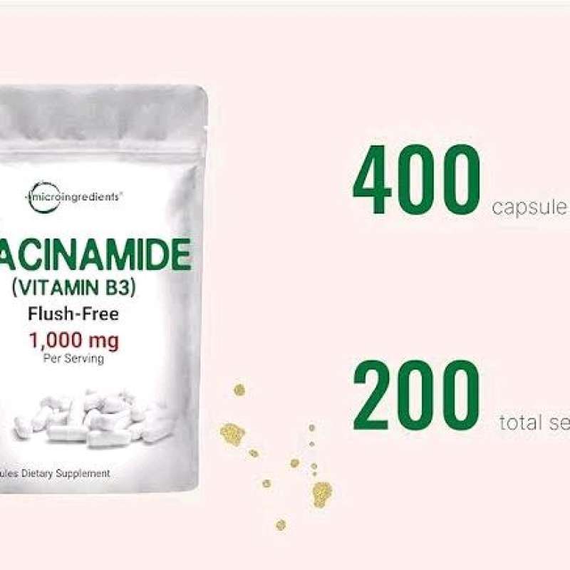 Promo Microingredients Niacinamide B3 1000mg Original Usa Suplemen ...