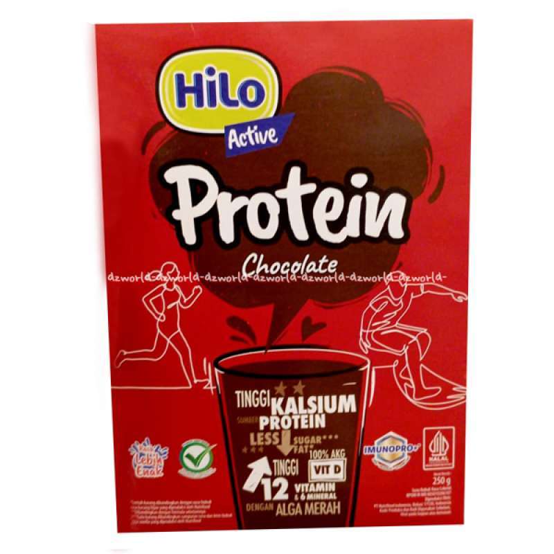 Jual Hilo Active 250gr Protein Chocolate Vanilla Hi-lo Aktif Less Sugar ...