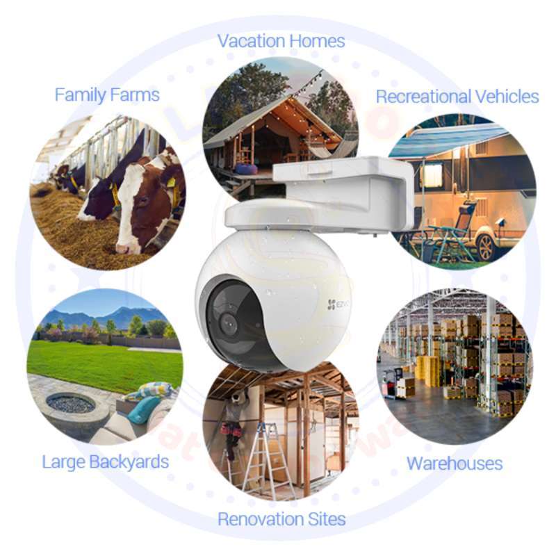 Jual Ezviz Eb8 4g Simcard 2k 3mp Home Ip Camera Cctv Outdoor Battery ...