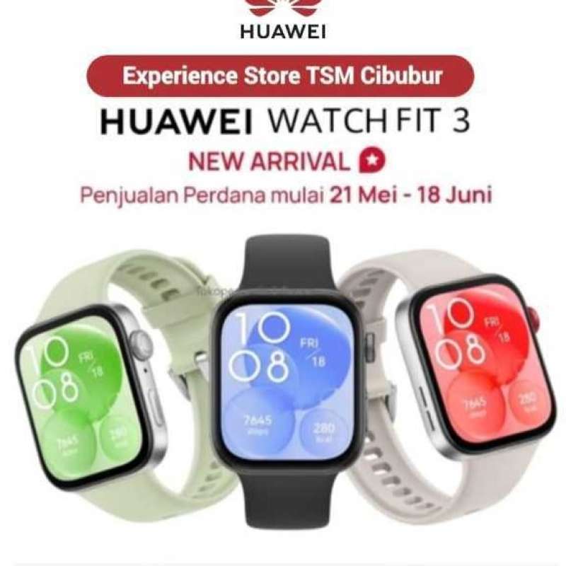 Jual [segera Hadir] Huawei Watch Fit 3 Smartwatch | Ultra-slim Bezel ...