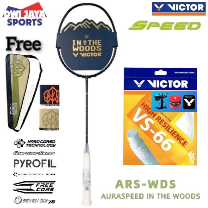 Jual Victor Auraspeed In The Woods | Ars-wds B Badminton Racket Di ...