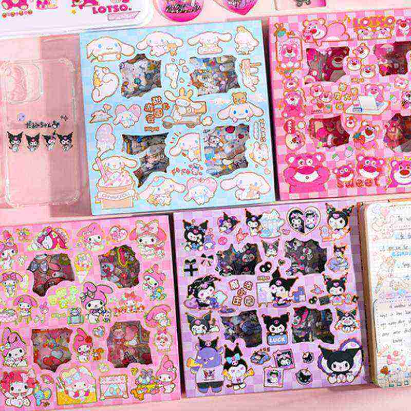 Promo Raja Import 5872 Stiker 100 Lembar / Sticker Motif Kartun Korea ...