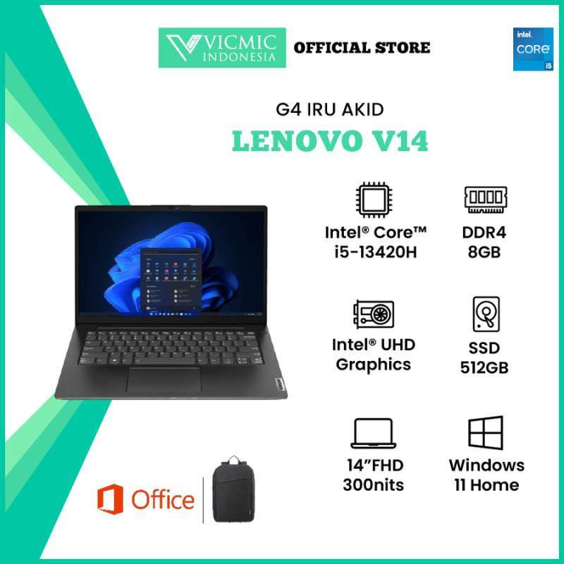 Jual Lenovo V14 G4iru Akid [intel I5-13420h/8gb/512gb Ssd/fhd Ips ...