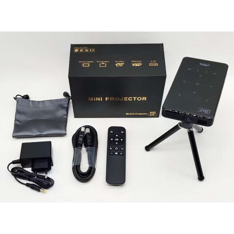 Jual Mini Proyektor Dlp P09-ii Resolusi 4k Ultra Hd Android Projector 50 Ansi Lumens (bogor ...