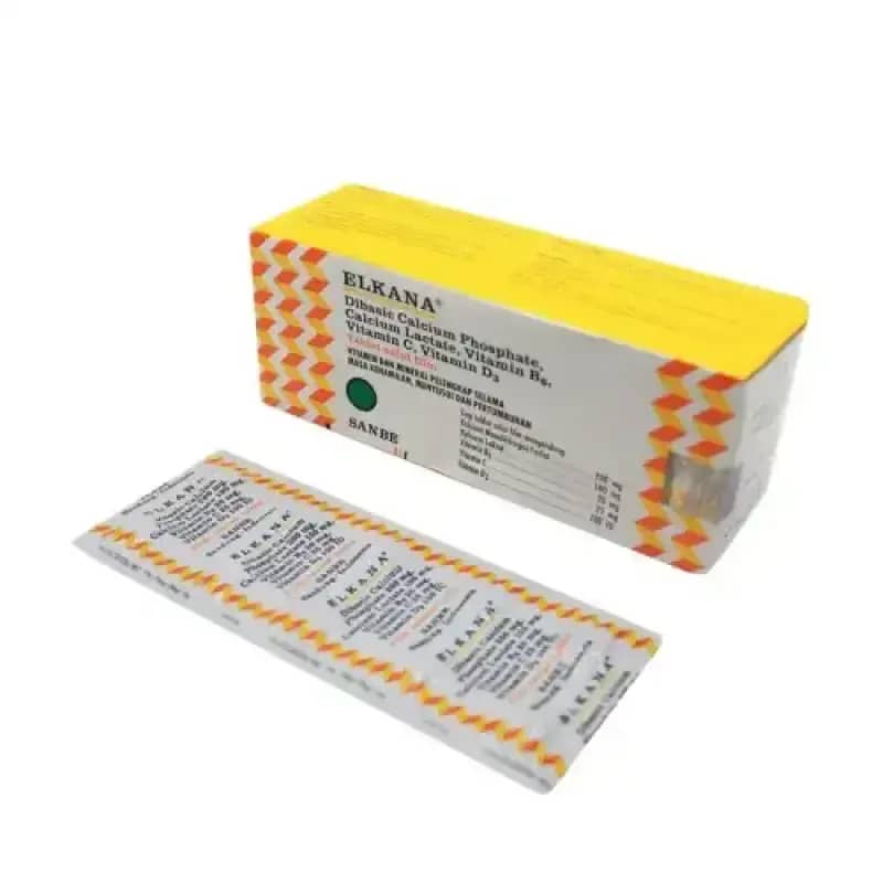 Promo Elkana Multivitamin 1 Box Isi 100 Tablet Original Sanbe Diskon 4% ...
