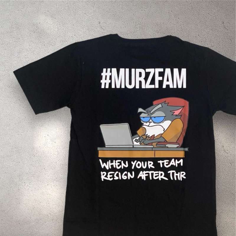 Jual Murz T Shirt - When Your Team Resign After Thr - Xl Di Seller ...