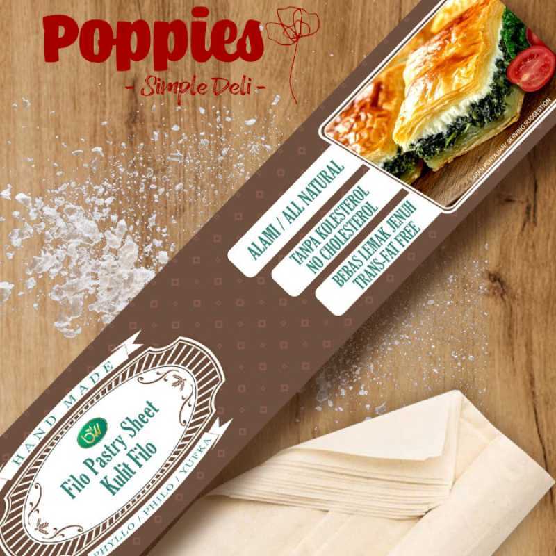 Jual Filo - Phyllo / Philo / Yufka Dough - Pastry Sheet 350 Gr - 40 X ...