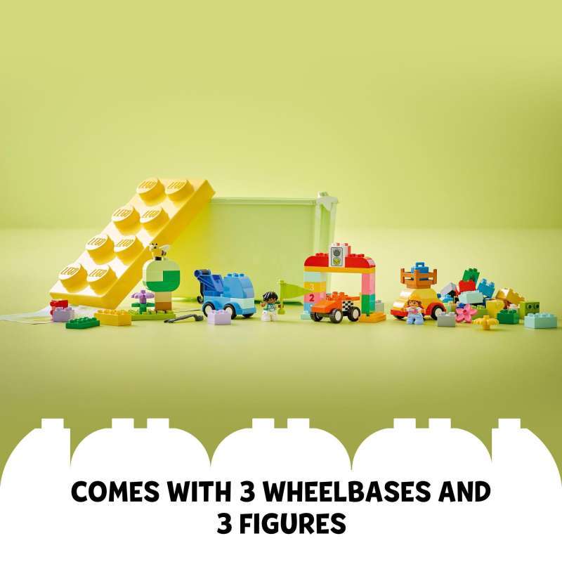 Jual Lego Duplo Classic 10439 Cars And Trucks Brick Box (80 Pieces ...