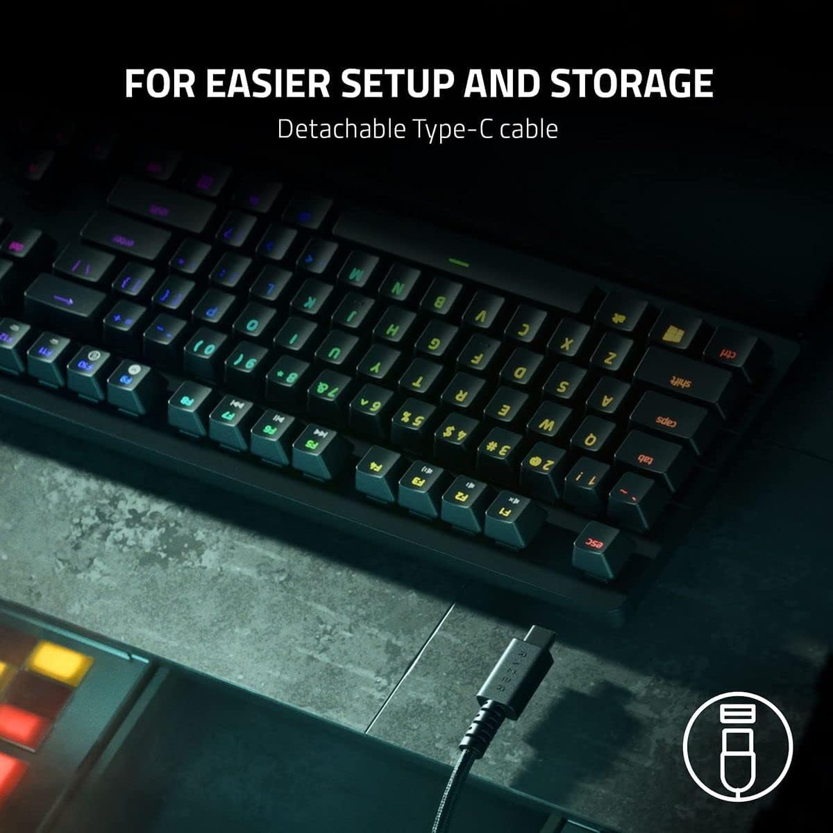 Promo Razer Huntsman V2 Tenkeyless - Optical Gaming Keyboard (clicky ...