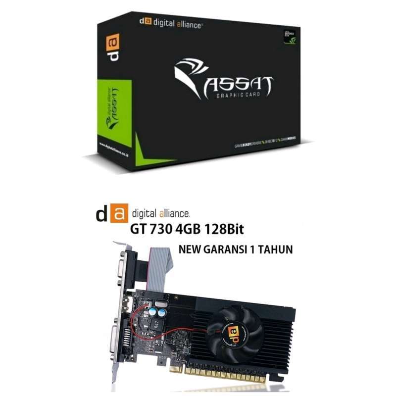 Jual Vga Nvidia Digital Alliance Gt 730 Ddr3 4gb 128bit Di Seller ...