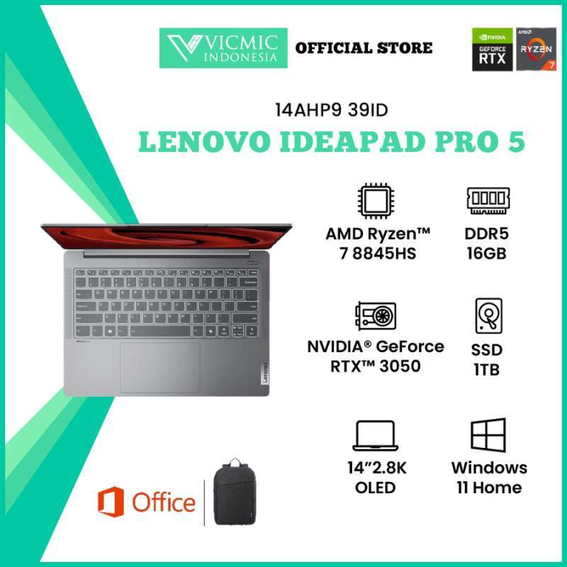 Jual Lenovo Ideapad Pro Ahp Id Amd R Hs Gb Tb Ssd Rtx Gb K Oled