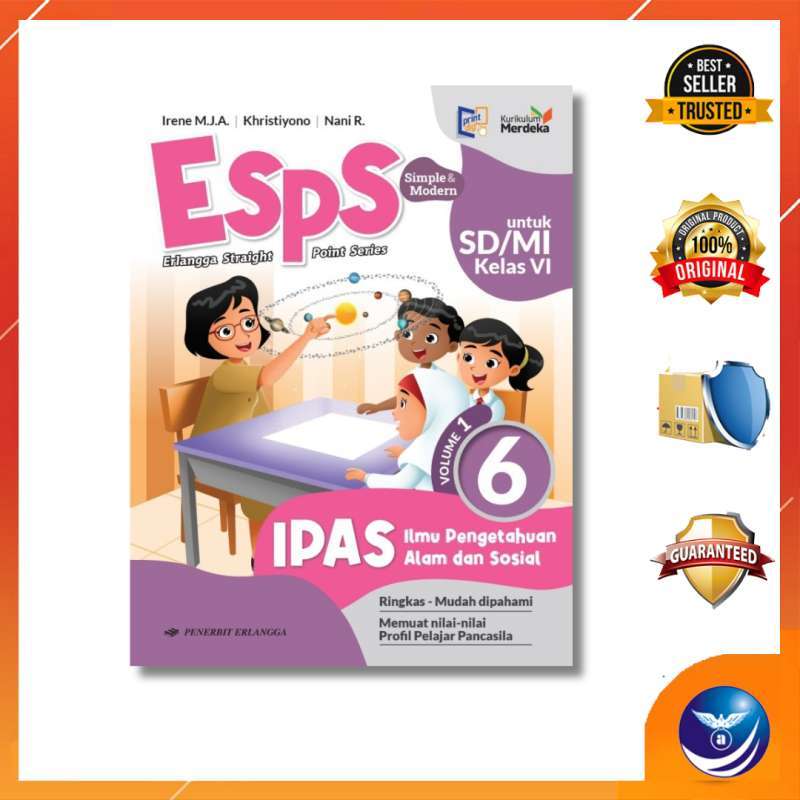 Jual Buku Pelajaran Esps Ipas Volume 1,2 Sd/mi Kelas 6 Kurikulum Merdeka Di Seller Penerbit Andi ...