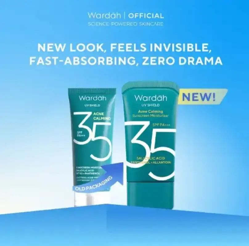Promo New! Wardah Uv Shield Acne Calming Sunscreen Moisturizer Spf 35 ...