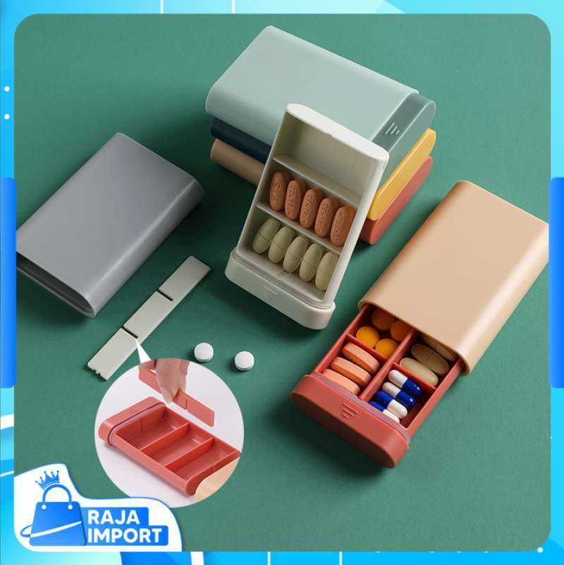 Promo Raja Import 5897 Kotak Tempat Penyimpanan Obat Model Laci Tarik ...