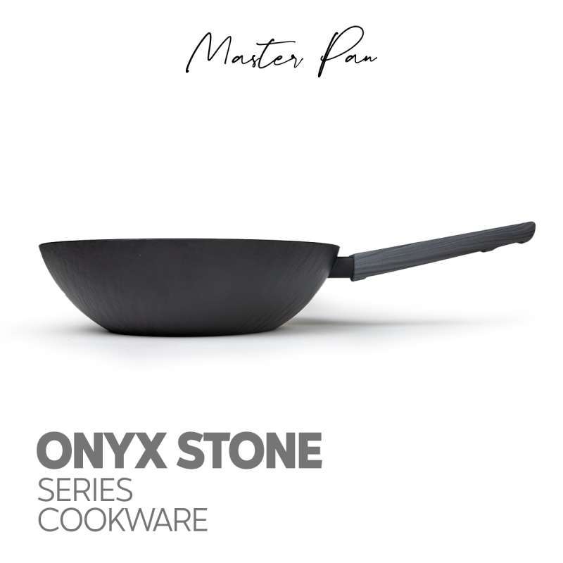Jual Master Pan Onyx Stone Wajan Anti Lengket 28 Cm Non Stick Open Wok ...