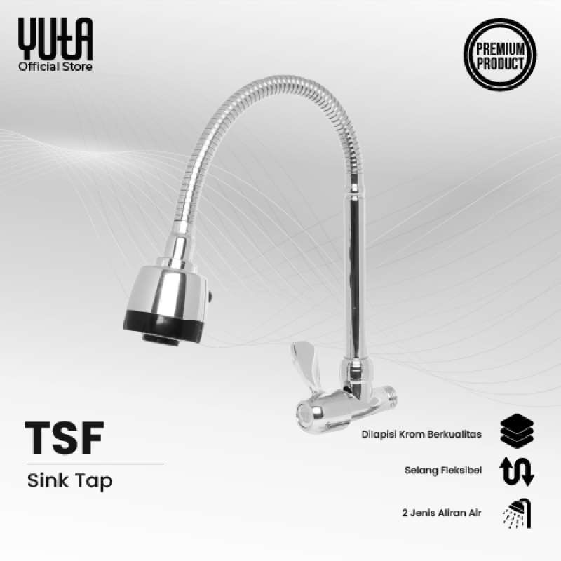Promo Yuta Kran Cuci Piring Fleksibel - Sink Tap Zinc Tsf Diskon 45% Di Seller Vinilon Group ...