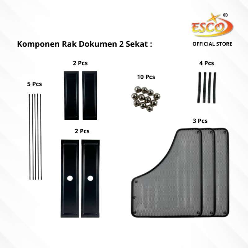 Jual Esco Tempat Berkas / Box File / File Organizer / File Tray / Rak ...
