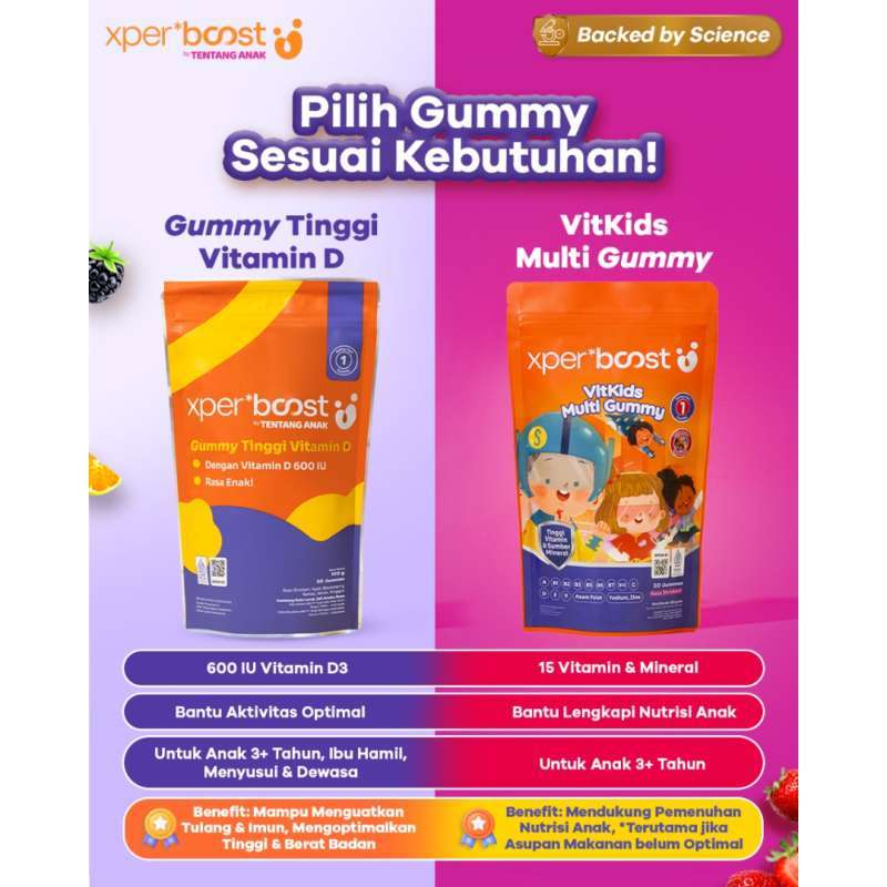 Jual Expert Boost Gummy Vitamin D 600 Iu Anak Dan Dewasa 120gr Rasa ...