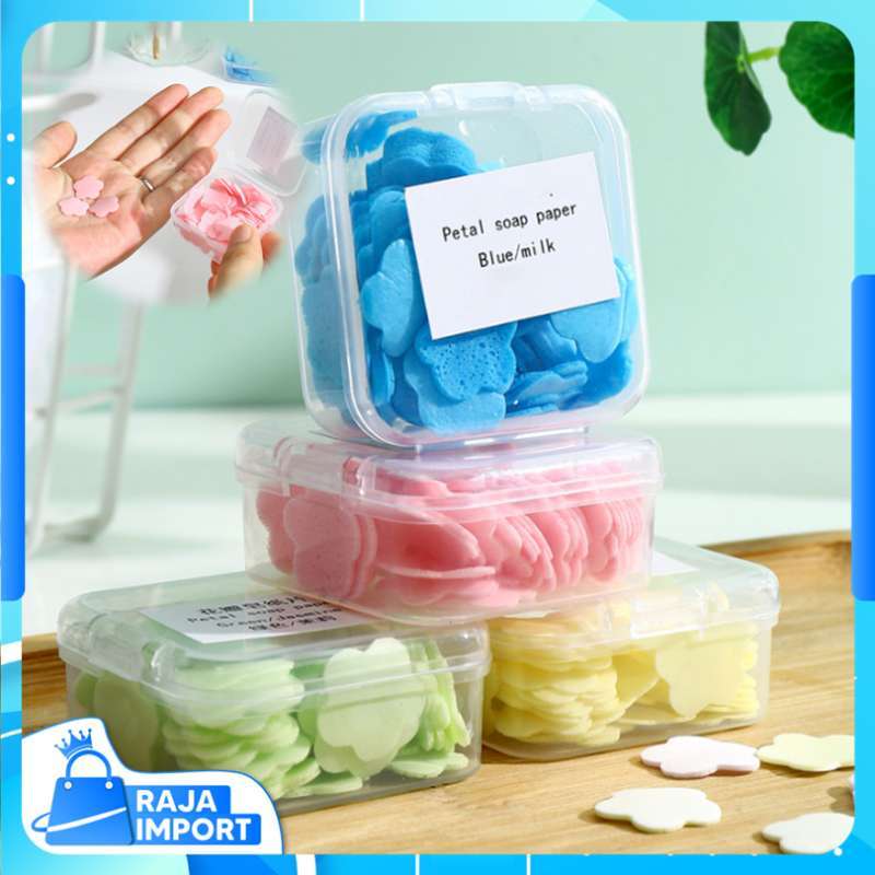 Promo Raja Import 5896 Sabun Kertas Mini Motif Bunga / Sabun Kertas ...