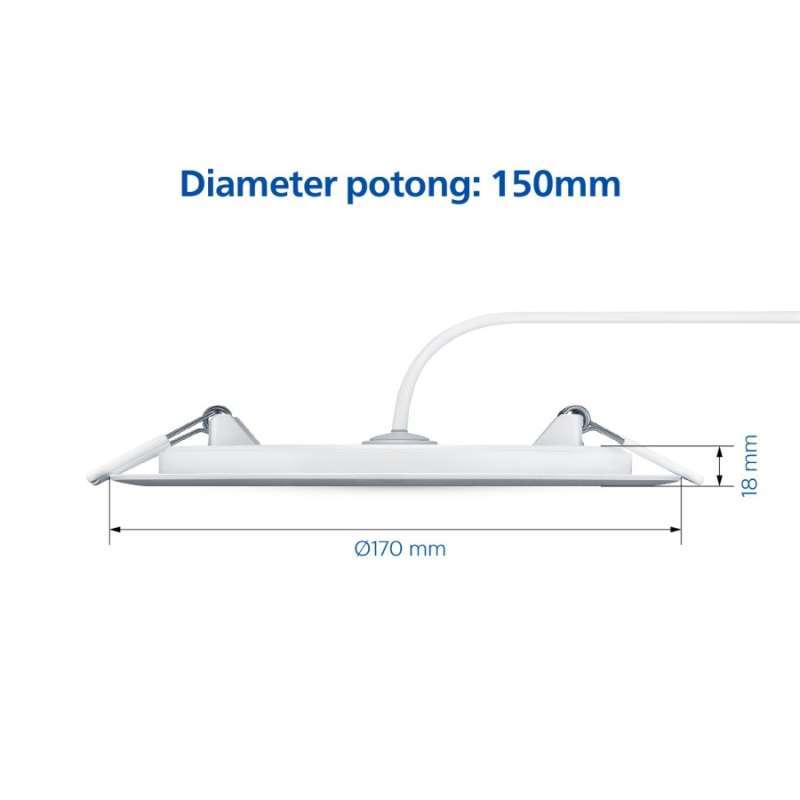 Promo Lampu Philips Radiantline Downlight Meson Max Dl262 12W D150 65k ...