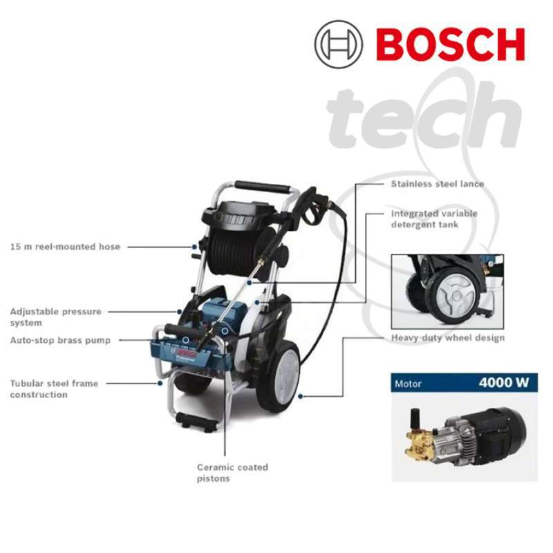 Promo High Pressure Washer Jet Cleaner Listrik + Hose Reel Bosch Ghp 8 ...