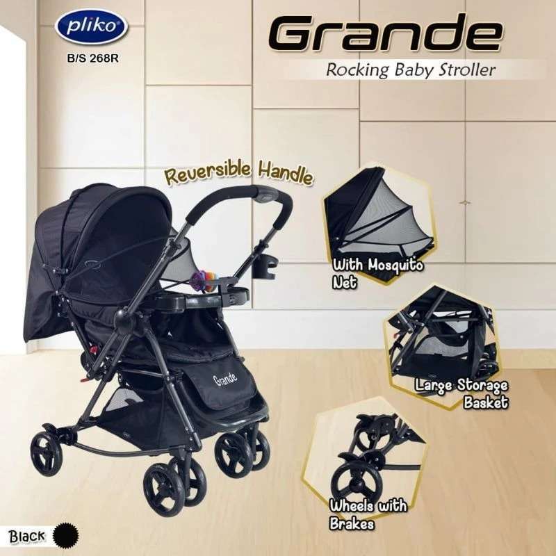 Jual Stroller Pliko Grande Bs 268 Kereta Dorong Anak Bayi Bisa Dua Arah ...