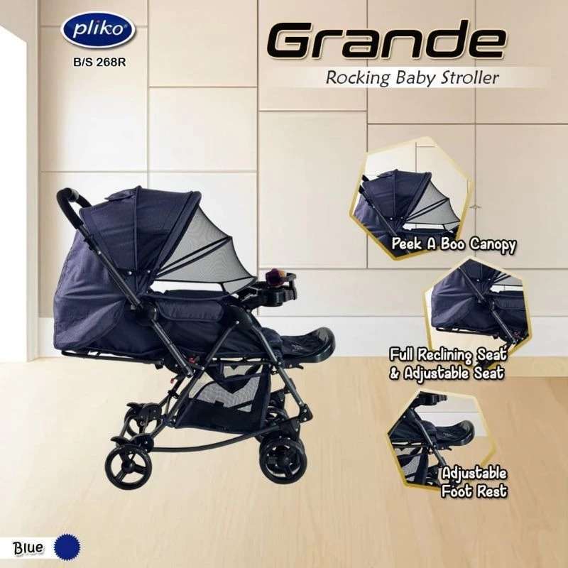 Jual Stroller Pliko Grande Bs 268 Kereta Dorong Anak Bayi Bisa Dua Arah ...