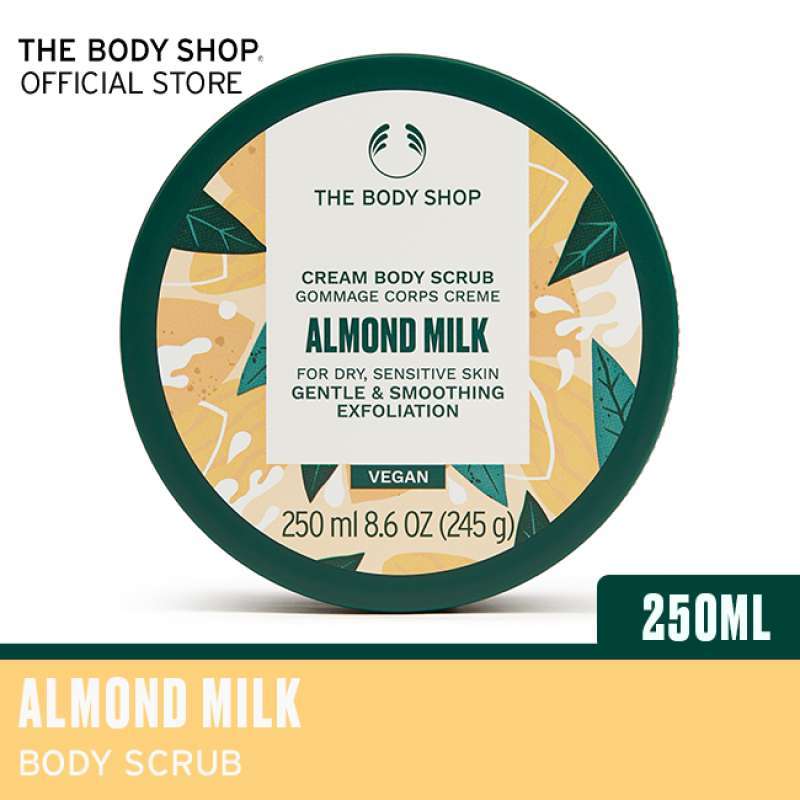 Jual The Body Shop Almond Milk Body Scrub [250 mL] di Seller The Body ...