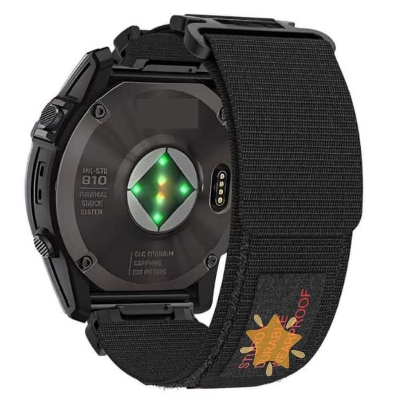 Jual Tali Jam Nylon Velcro Loop Strap Band Sport Garmin Fenix 7 6 5 ...