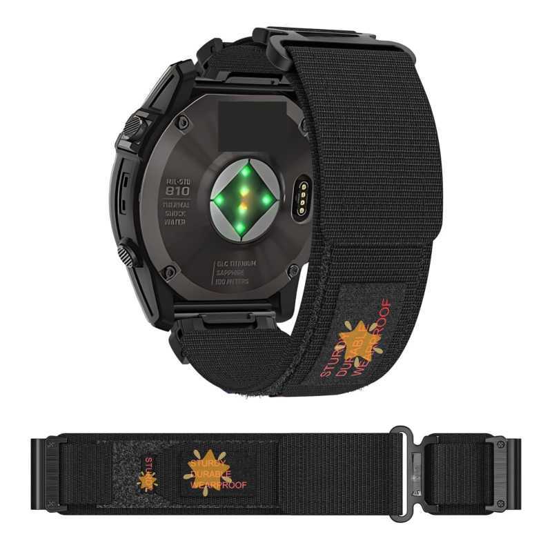 Jual Tali Jam Nylon Velcro Loop Strap Band Sport Garmin Fenix 7 6 5 ...