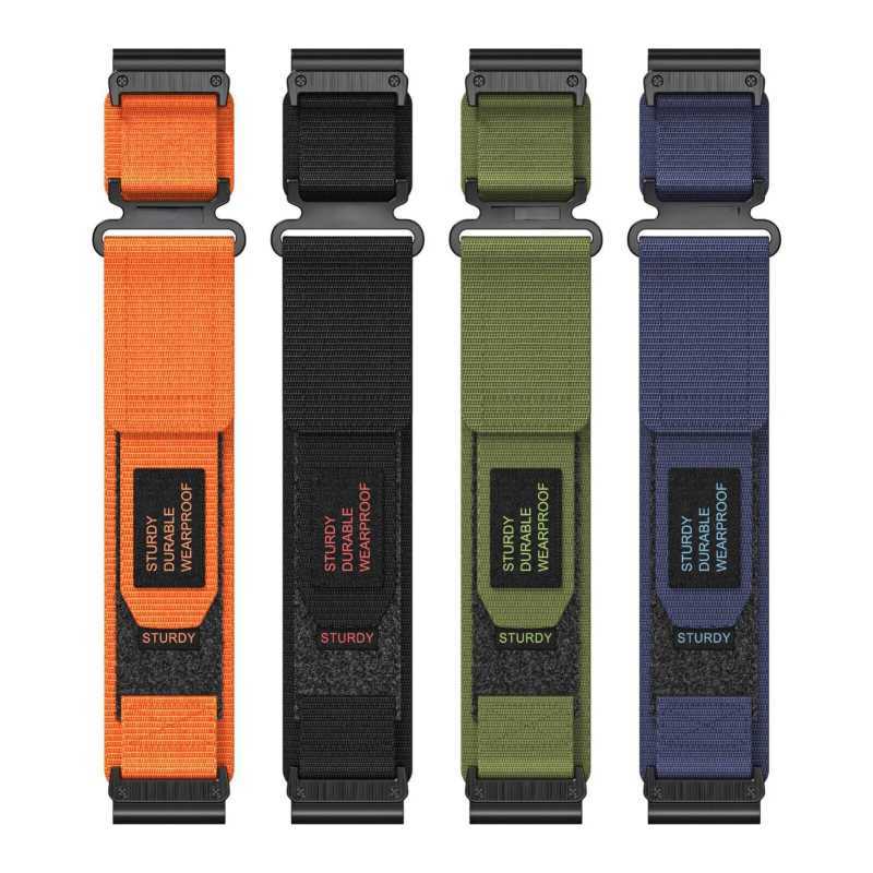 Jual Tali Jam Nylon Velcro Loop Strap Band Sport Garmin Fenix 7 6 5 ...