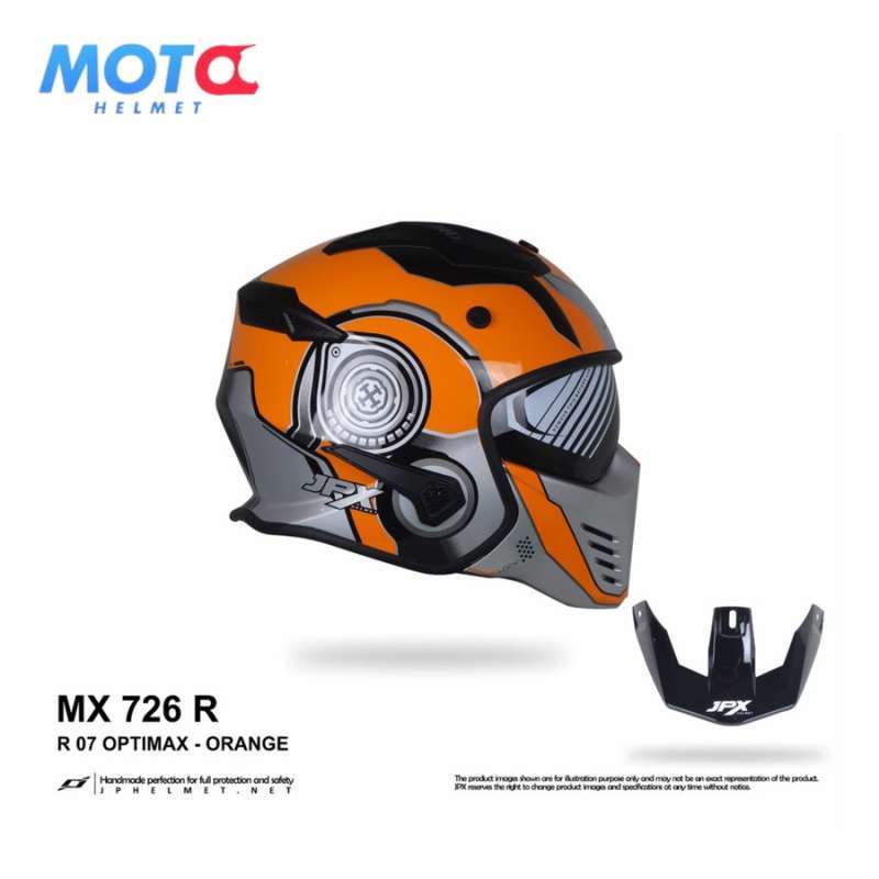 Jual Helm Jpx Full Face Mx-726r - R07 Optimax - Red Ferrari Gloss L Di ...