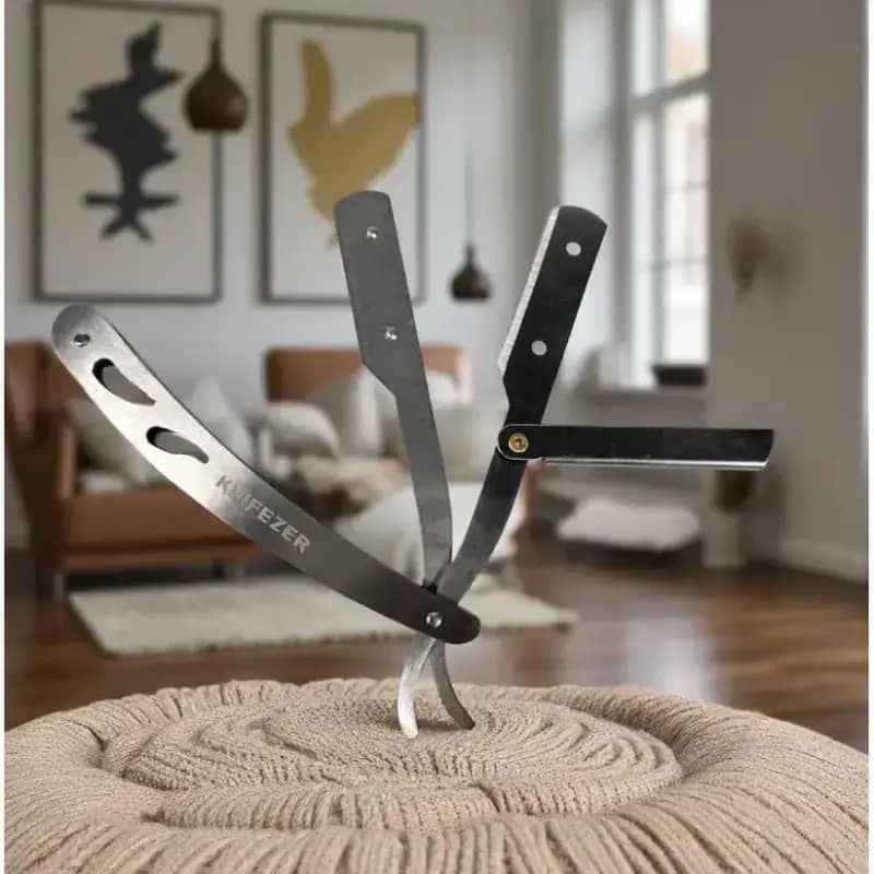 Promo Biutte.co Gagang Pisau Cukur Lipat Barber Razor Shaving Knife ...