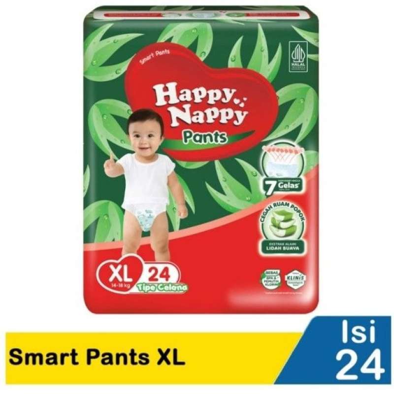 Promo Happy Nappy Smart Pantz [xl/24 Pcs] Diskon 5% Di Seller Komplit ...