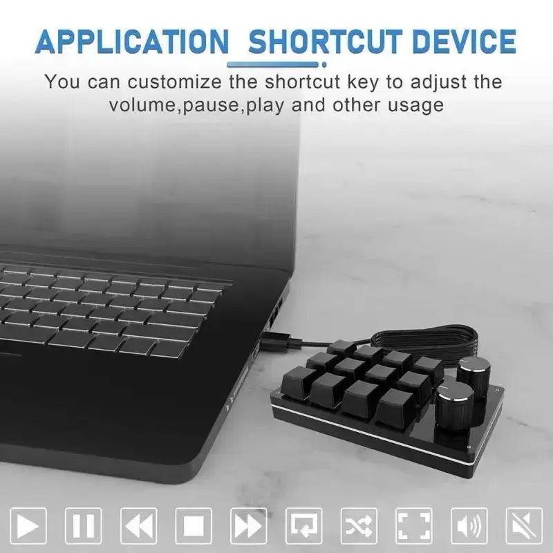 Jual Vodool Macro Keyboard Macropad Wired Mechanical Gaming Shortcut 2 ...