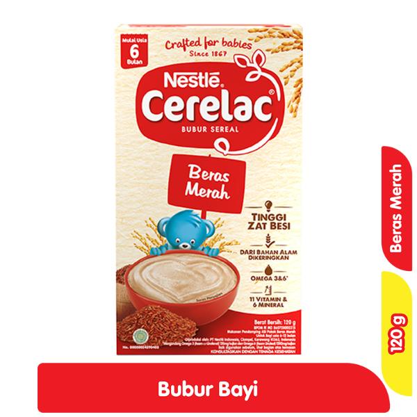 Jual Nestle Cerelac Bubur Bayi Sereal Beras Merah 120 G Di Seller ...