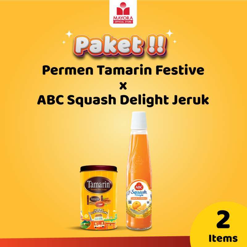 Promo Parcel Permen Tamarin Festive X Abc Squash Delight Jeruk Diskon ...