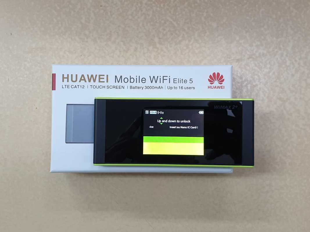 Promo Modem Mifi HUAWEI Elite 5 Wimax 2+ Router Wifi 4g Lte Mobile Wifi ...