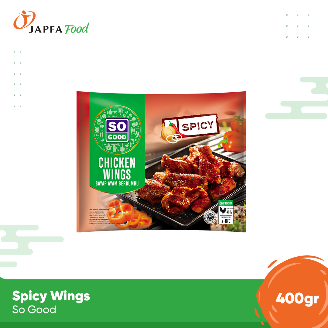 Promo So Good Spicy Wings / Sayap Ayam Berbumbu 400gr Diskon 32% di ...