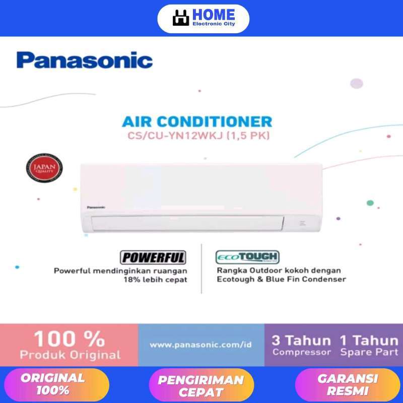 Jual Ac Panasonic 1,5 Pk Cs-yn12wkj [1.5 Pk] R32 [indoor+outdoor Unit ...