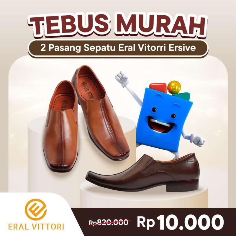 Jual Tiket Tebus Murah - 2 Pasang Sepatu Eral Vittori Ervise 400 ...