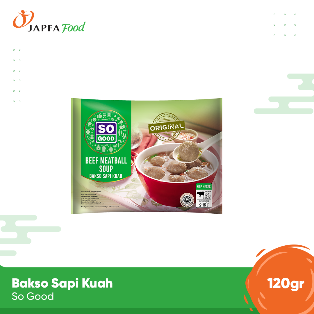 Promo So Good Bakso Sapi Kuah 120gr / Bakso Sapi Instant Halal dengan ...