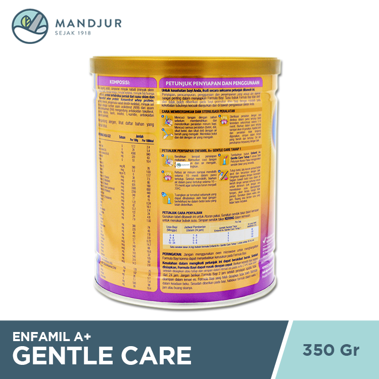 Jual Enfamil A+ Gentle Care Susu Formula [350 G] Di Seller Apotek ...