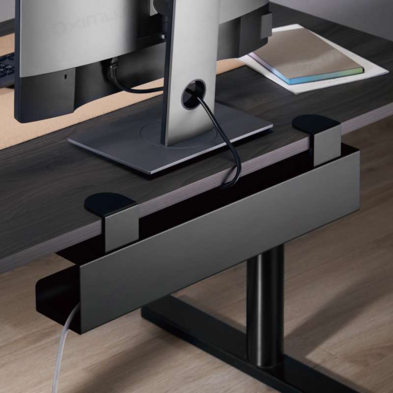 Jual Underdesk Cable Management Clamp-on Tray Organized Large Storage ...