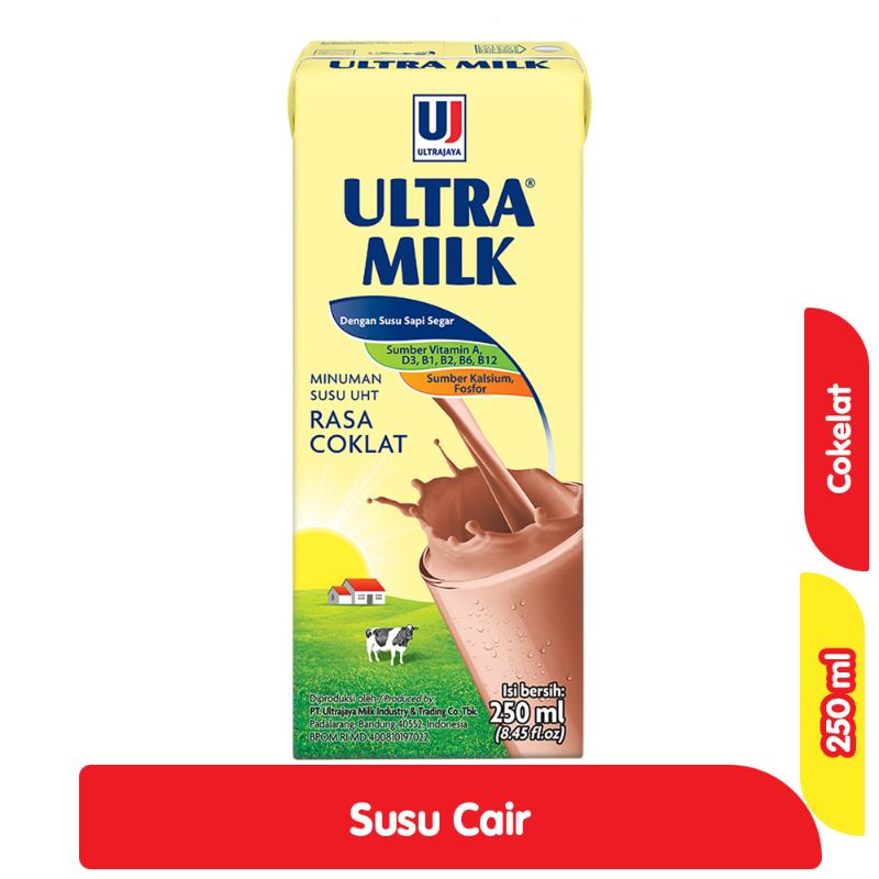 Jual Ultra Milk Susu Uht Coklat [250 Ml] Di Seller Alfamart Flagship ...